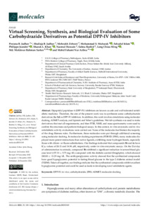 Virtual Screening, Synthesis, and Biological Evaluation of Some Carbohydrazide Derivatives as ...